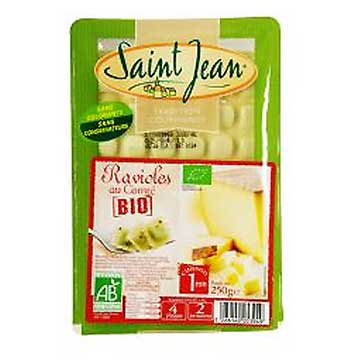 Ravioles bio au Comté Saint Jean - SAINT JEAN - FranceNature